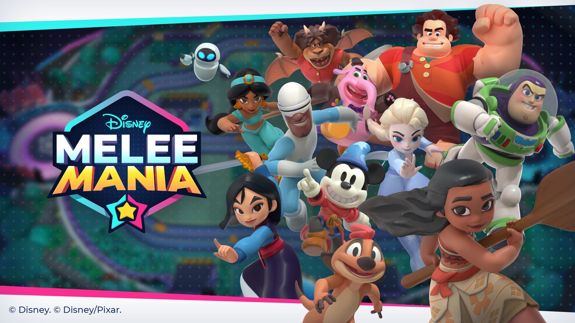 Disney Melee Mania reúne Mickey, Ralph, e Elsa em jogo de luta