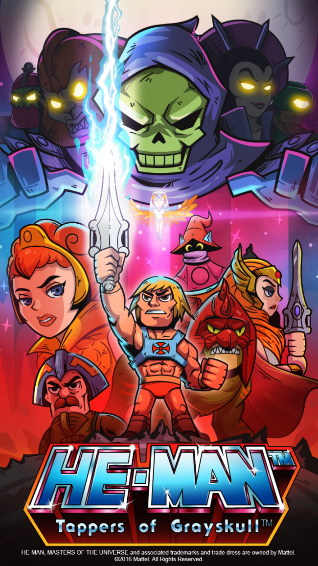 He-Man chega às plataformas móveis com novo jogo - He-Man Tappers of ...