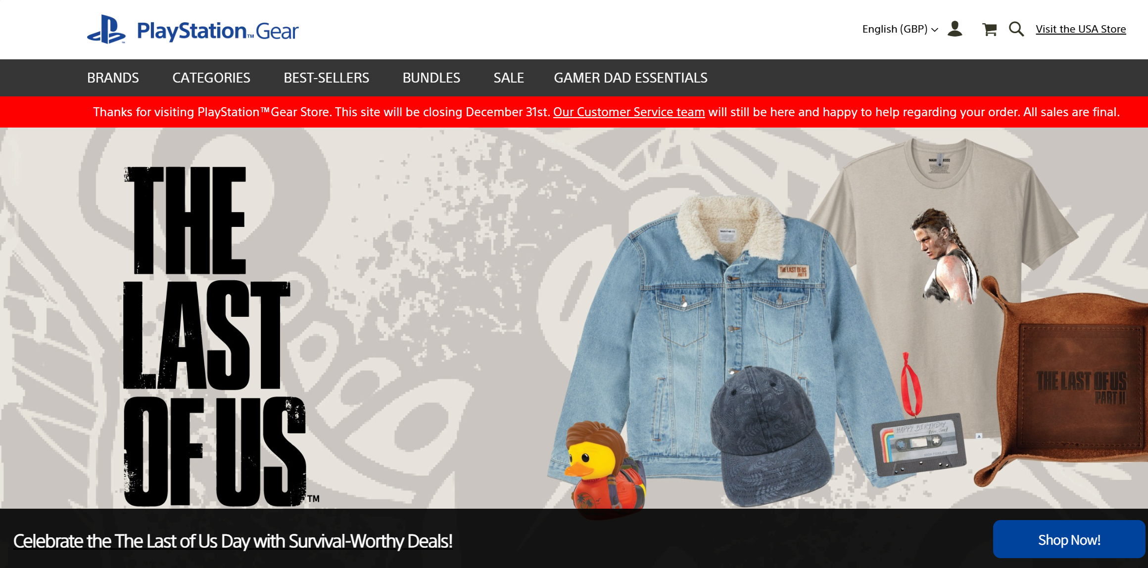 A loja oficial do PlayStation Gear confirma que fechará em dezembro ...