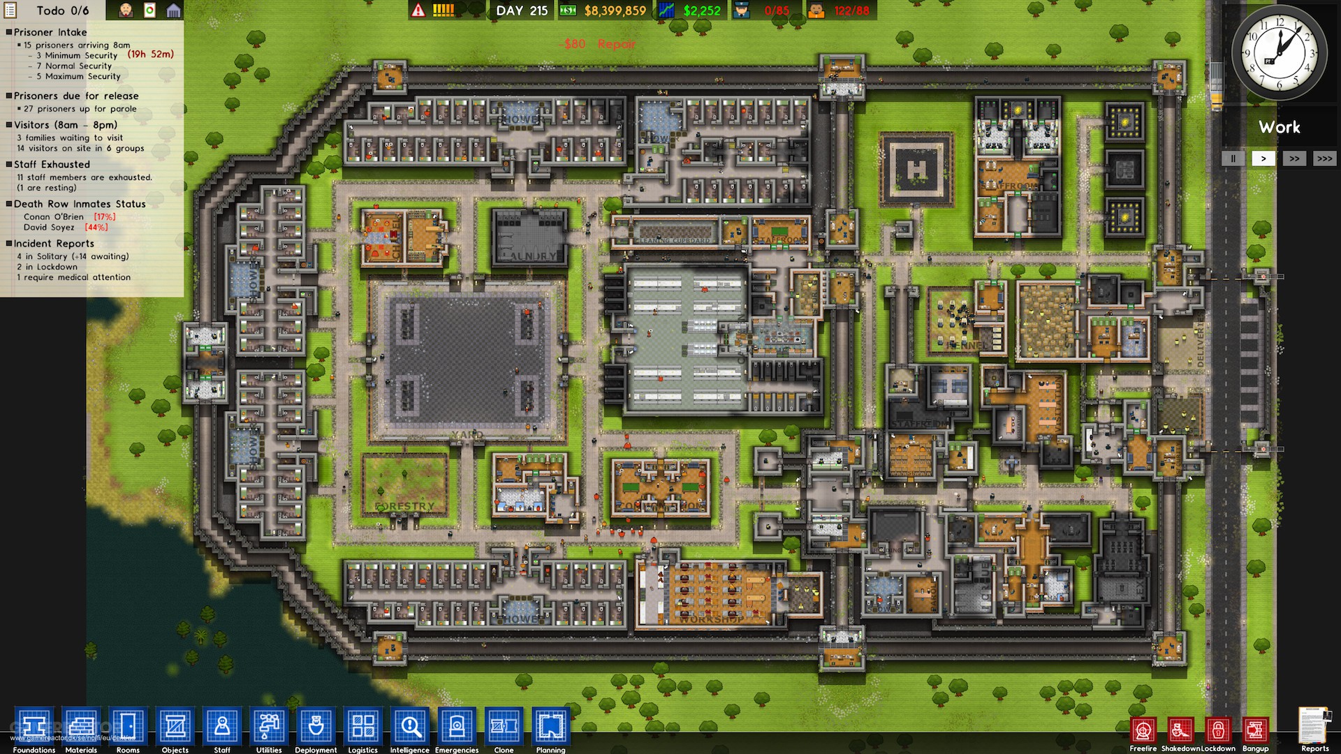 Prison Architect recebe a última atualização no PC