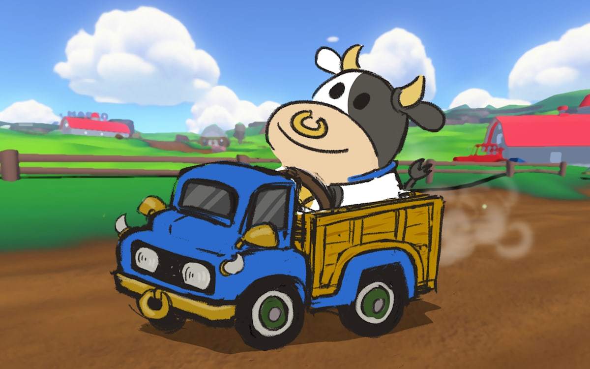 Mario Kart World 's Cow começou como um esboço bobo e se tornou "um ...
