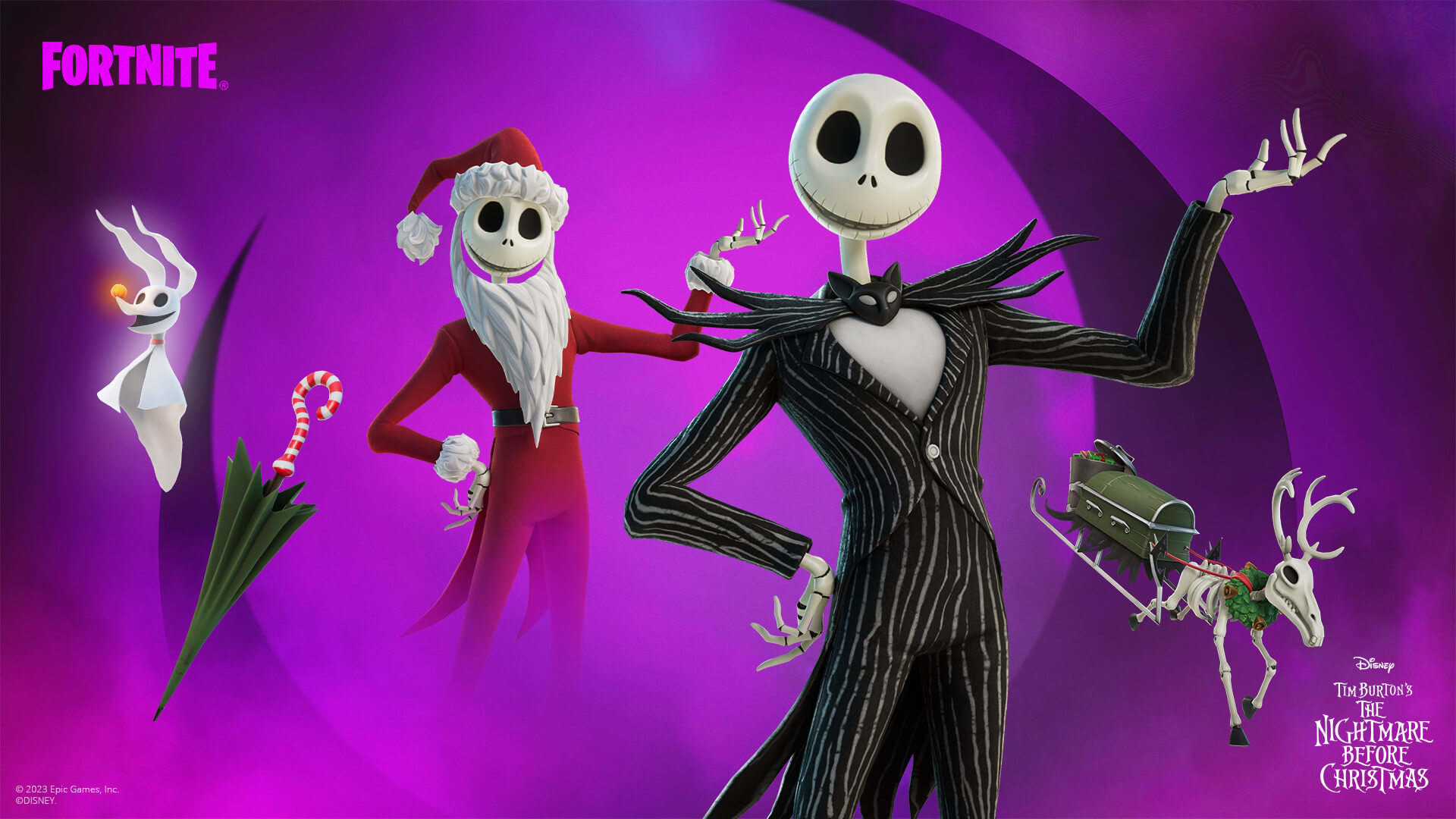 Fortnitemares 2023 traz Jack Skellington, Michael Myers e Alan Wake