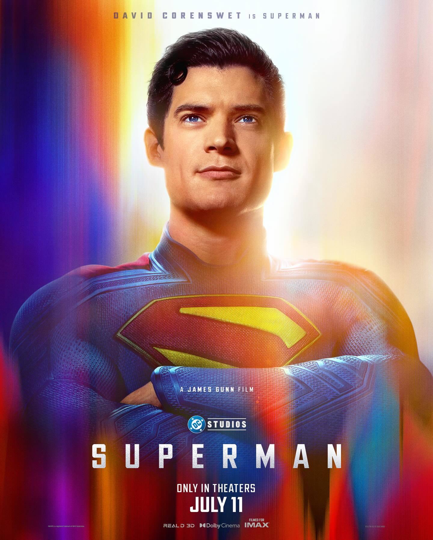 Aqui estão todos os pôsteres de heróis para Superman
