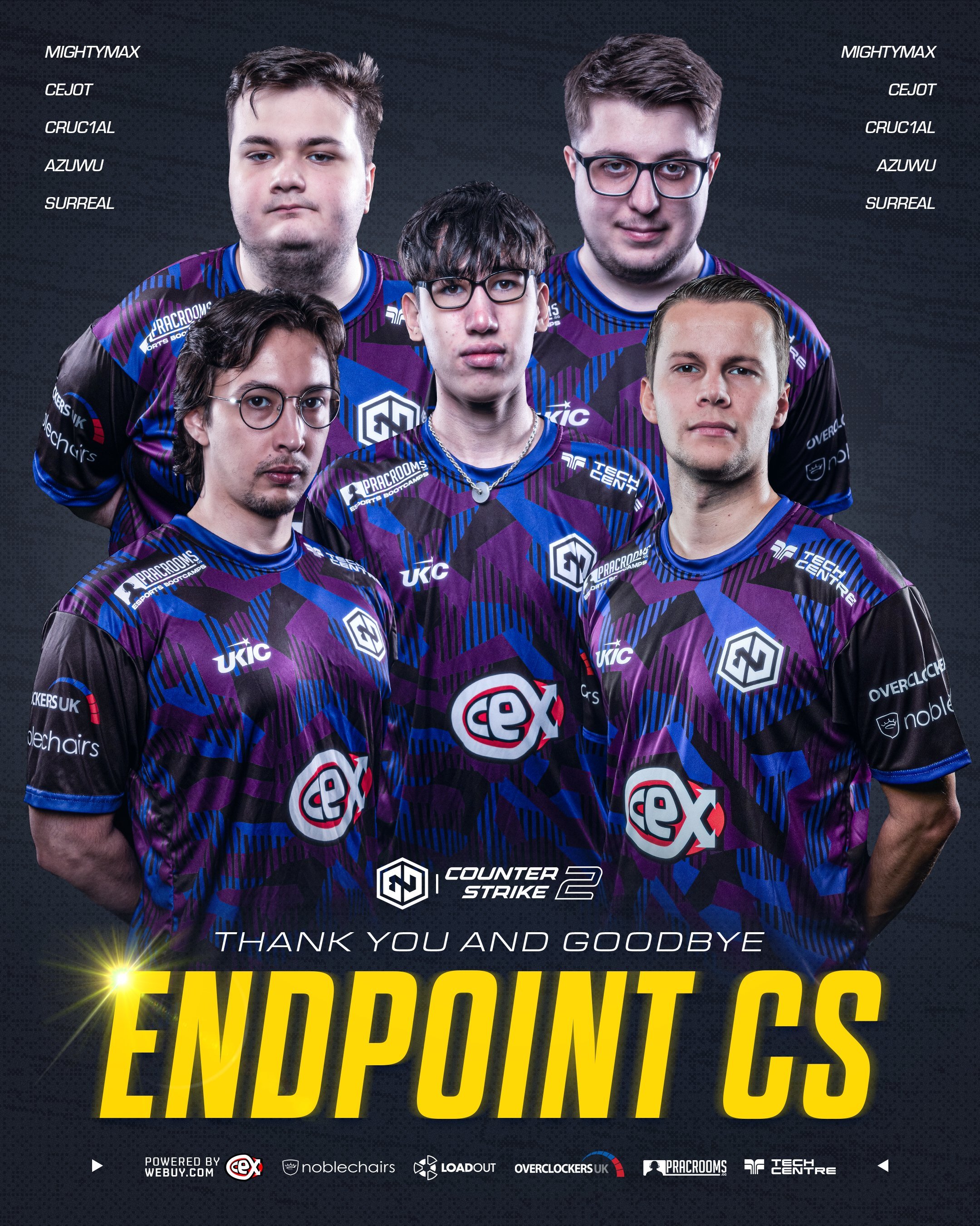 A Team Endpoint está colocando sua divisão Counter-Strike 2 em espera