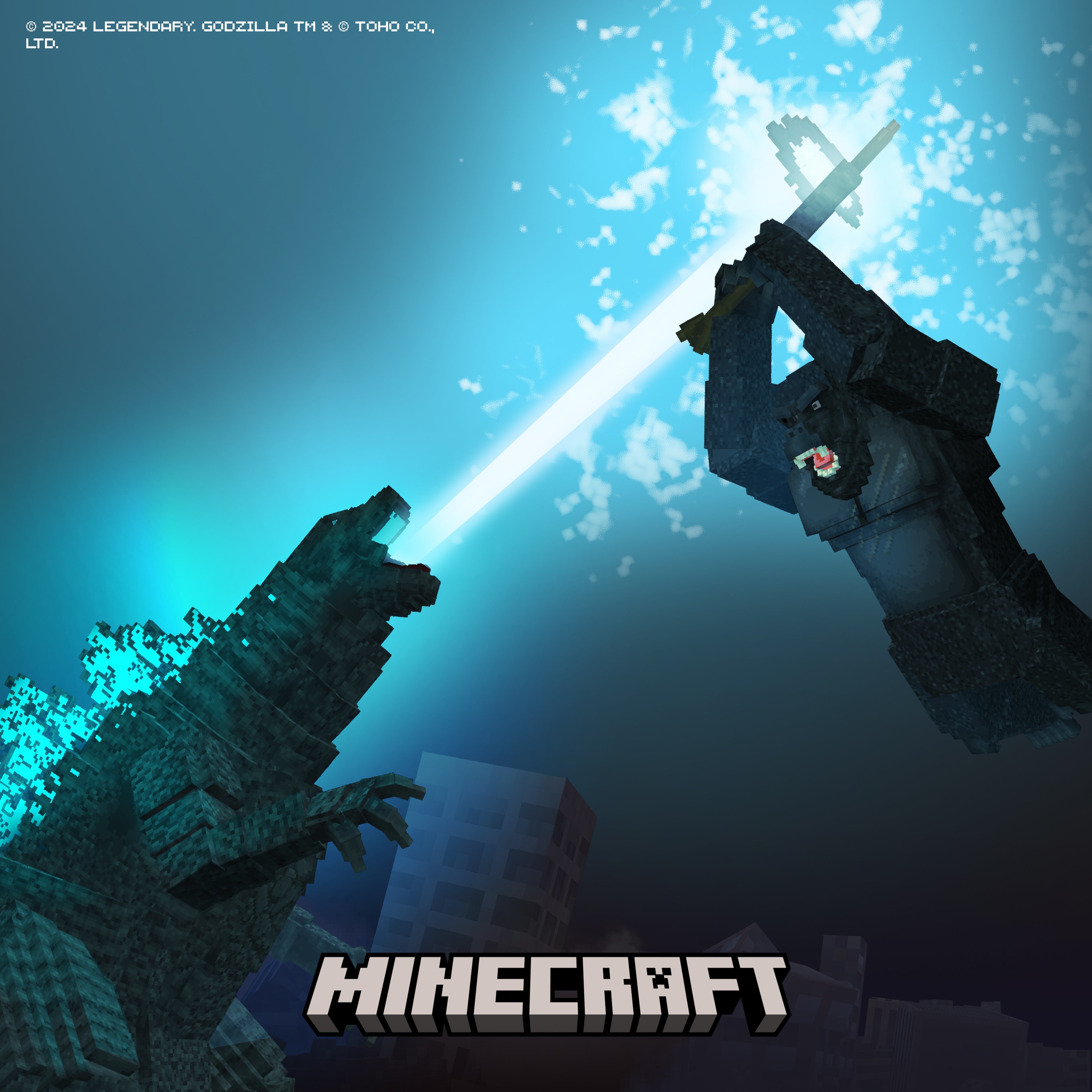 Godzilla está invadindo Minecraft