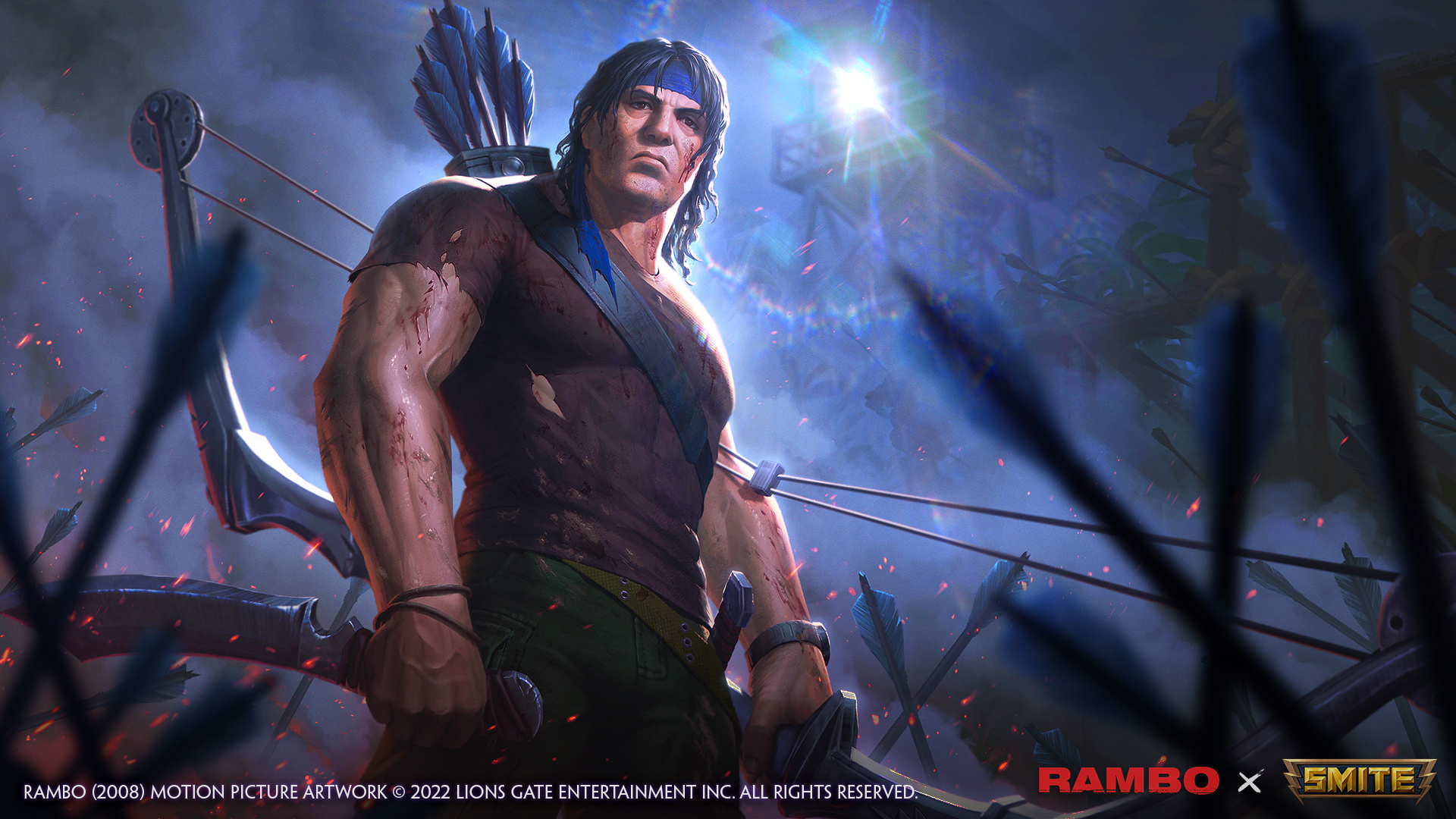 Rambo vai chegar a Smite em abril