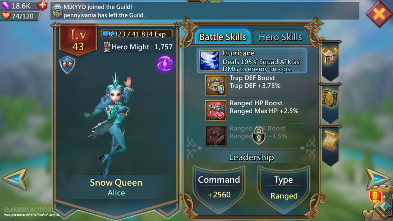 Oito heróis para adquirirem em Lords Mobile