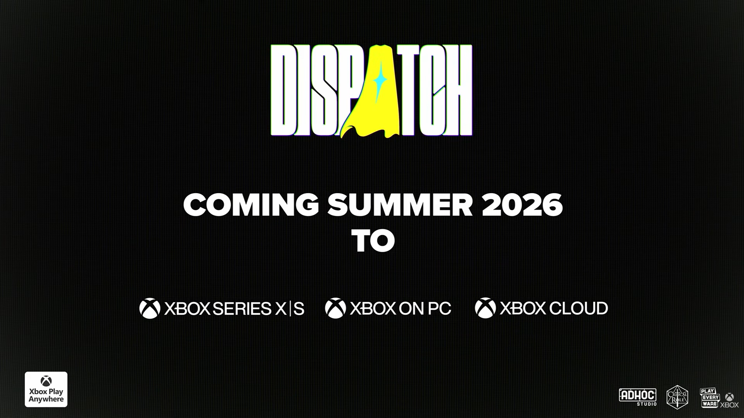 Dispatch lançando para Xbox neste verão