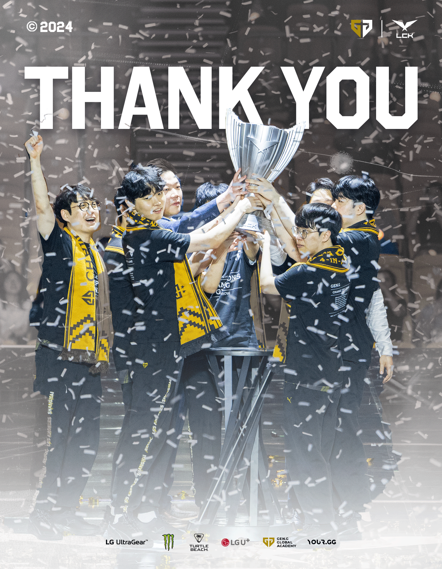 Gen.G lança toda a equipe League of Legends