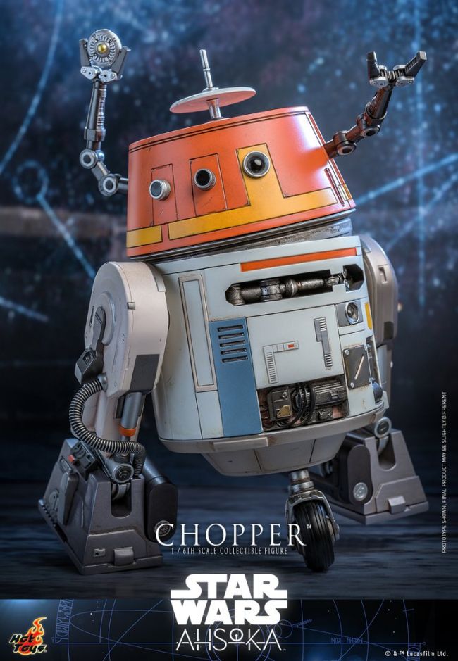 Em breve você pode possuir um sofisticado Chopper Droid da Hot Toys ...
