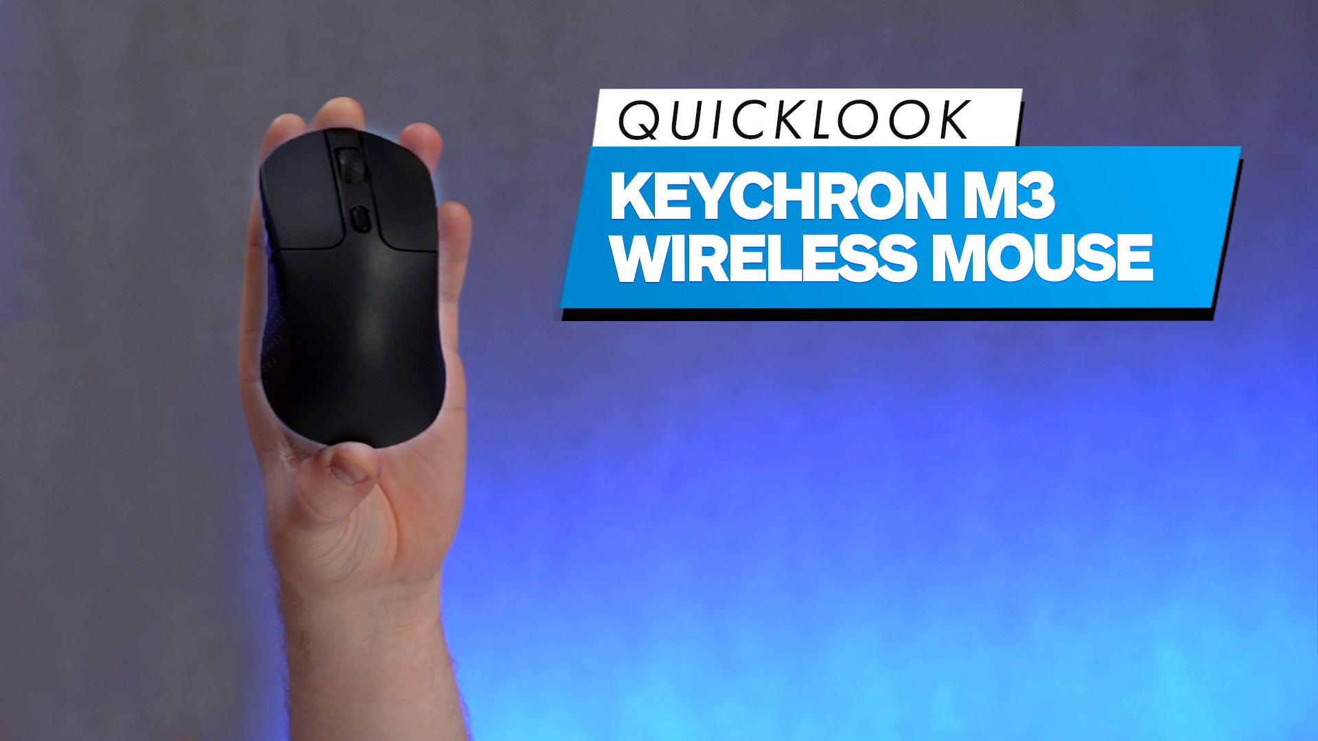 O desempenho encontra um corpo leve com o mouse M3 Wireless da Keychron ...