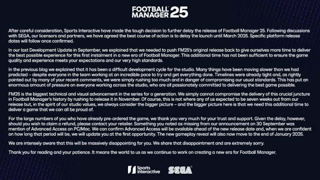 Football Manager 2025 - Gamereactor PT