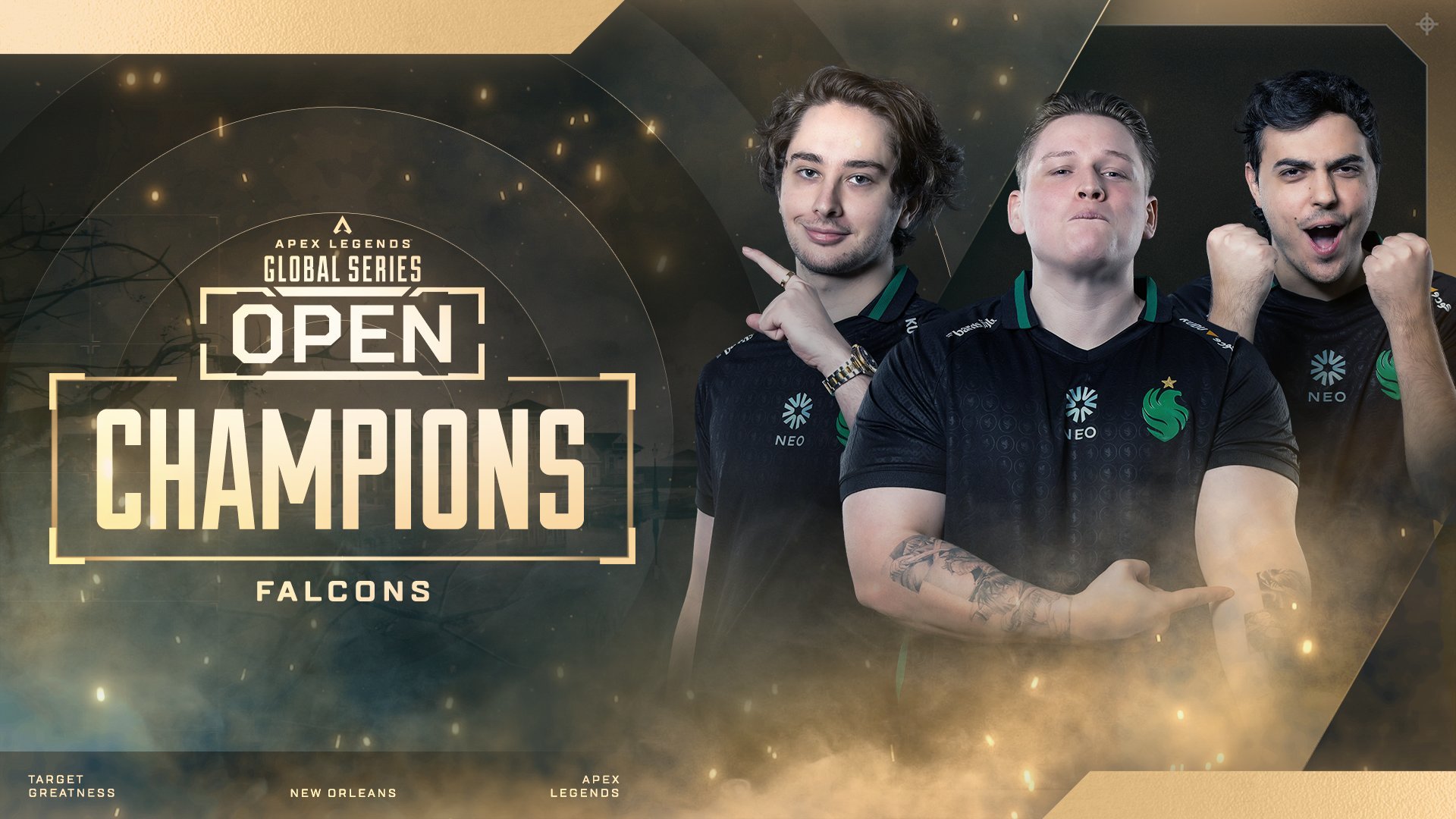 A equipe Falcons é a Apex Legends Global Series Open vencedora