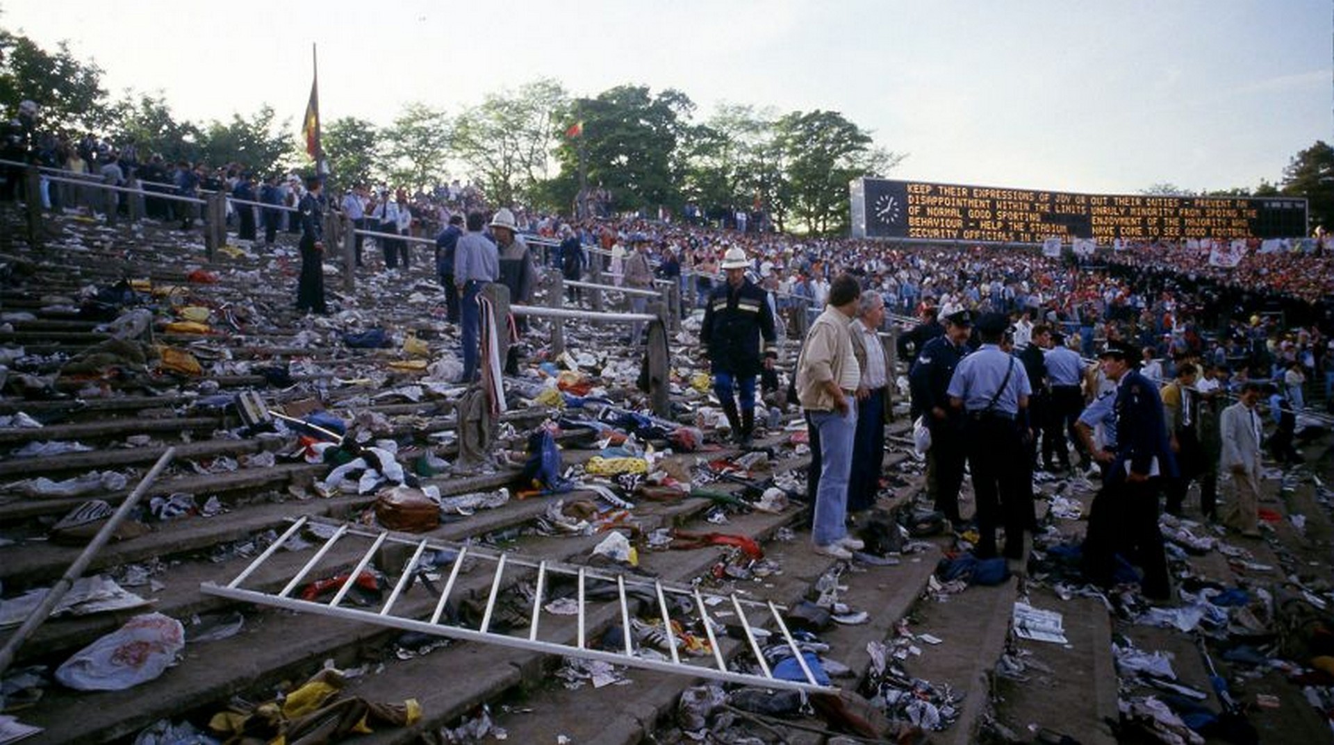 40 anos da tragédia de Heysel, o dia que mudou o futebol para sempre ...