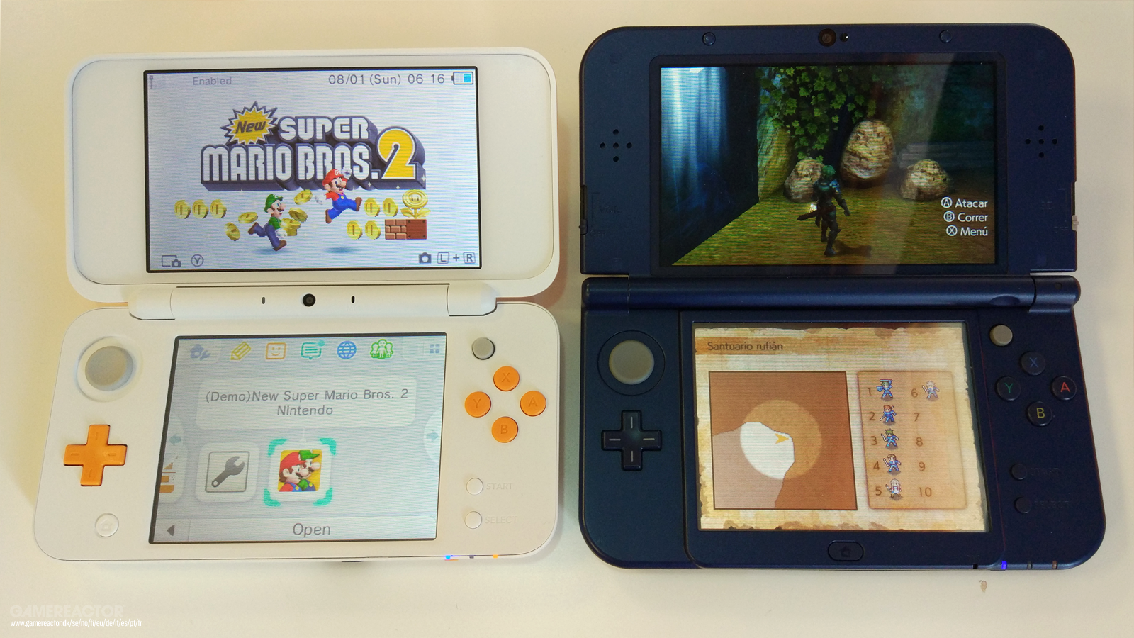 Comparação New 2DS XL vs New 3DS XL vs Switch - - Gamereactor Comparação New 2DS XL vs New 3DS XL vs Switch - - Gamereactor