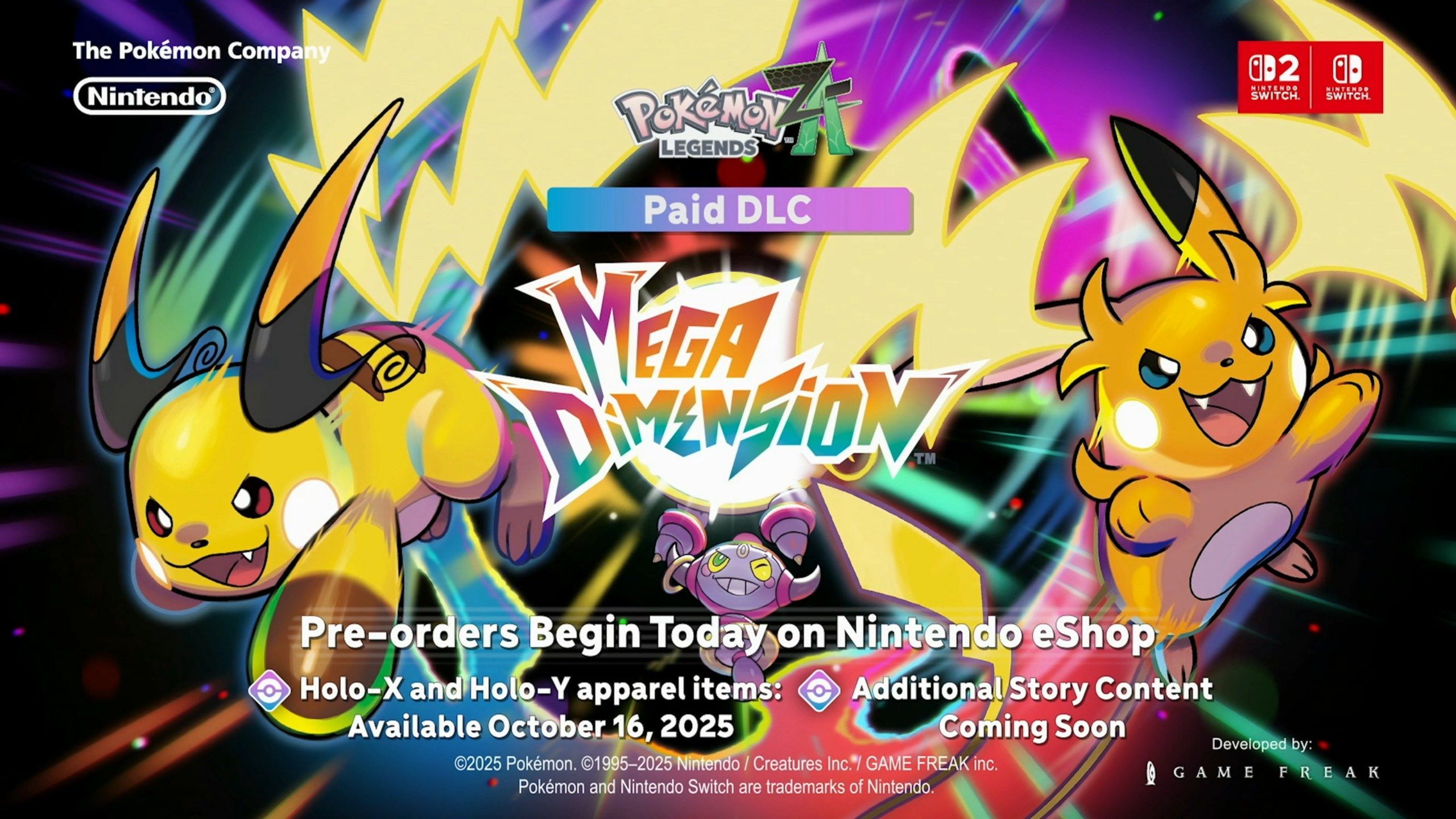 Um DLC para Pokémon Legends: Z-A já foi anunciado