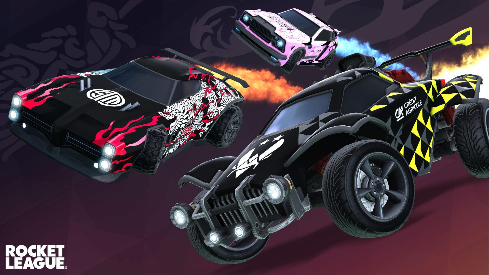 10 novas skins de equipe RLCS foram adicionadas a Rocket League