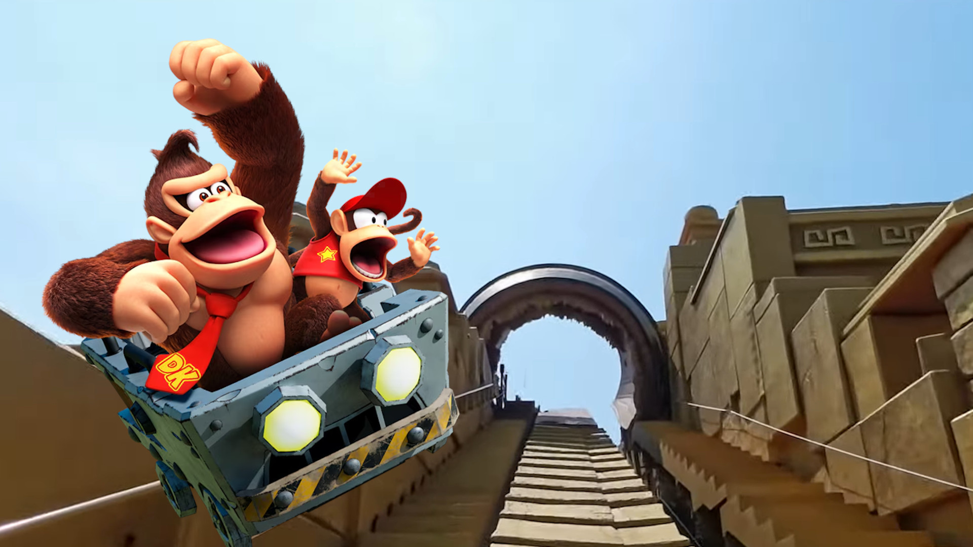 Donkey Kong Country Mine Cart Madness POV: Primeiro vídeo completo da ...