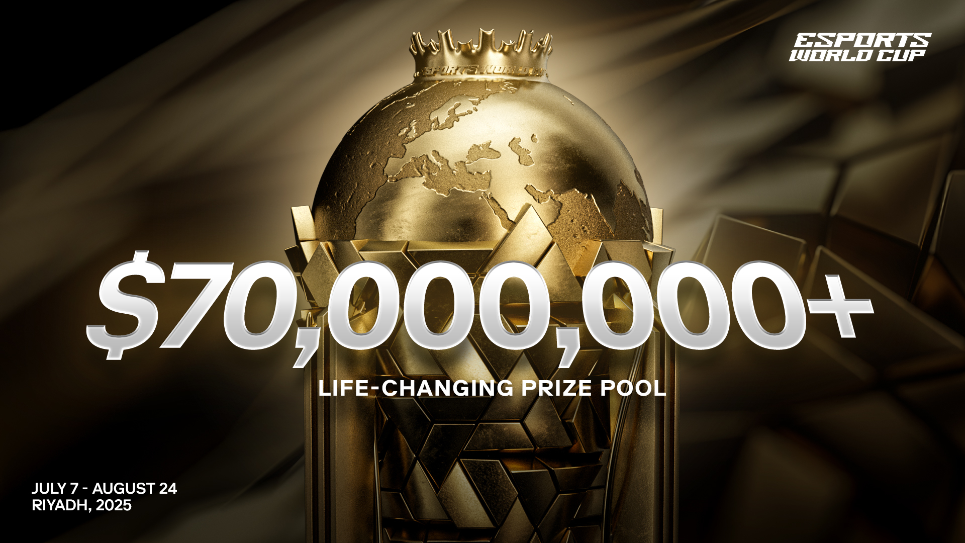 A Copa do Mundo de Esports contará com uma premiação total recorde de ...