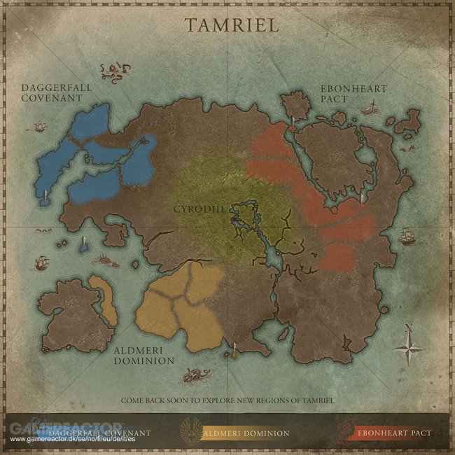 Explorem The Elder Scrolls Online com novo mapa