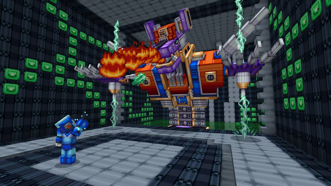 Minecraft recebe uma visita oficial de Mega Man X