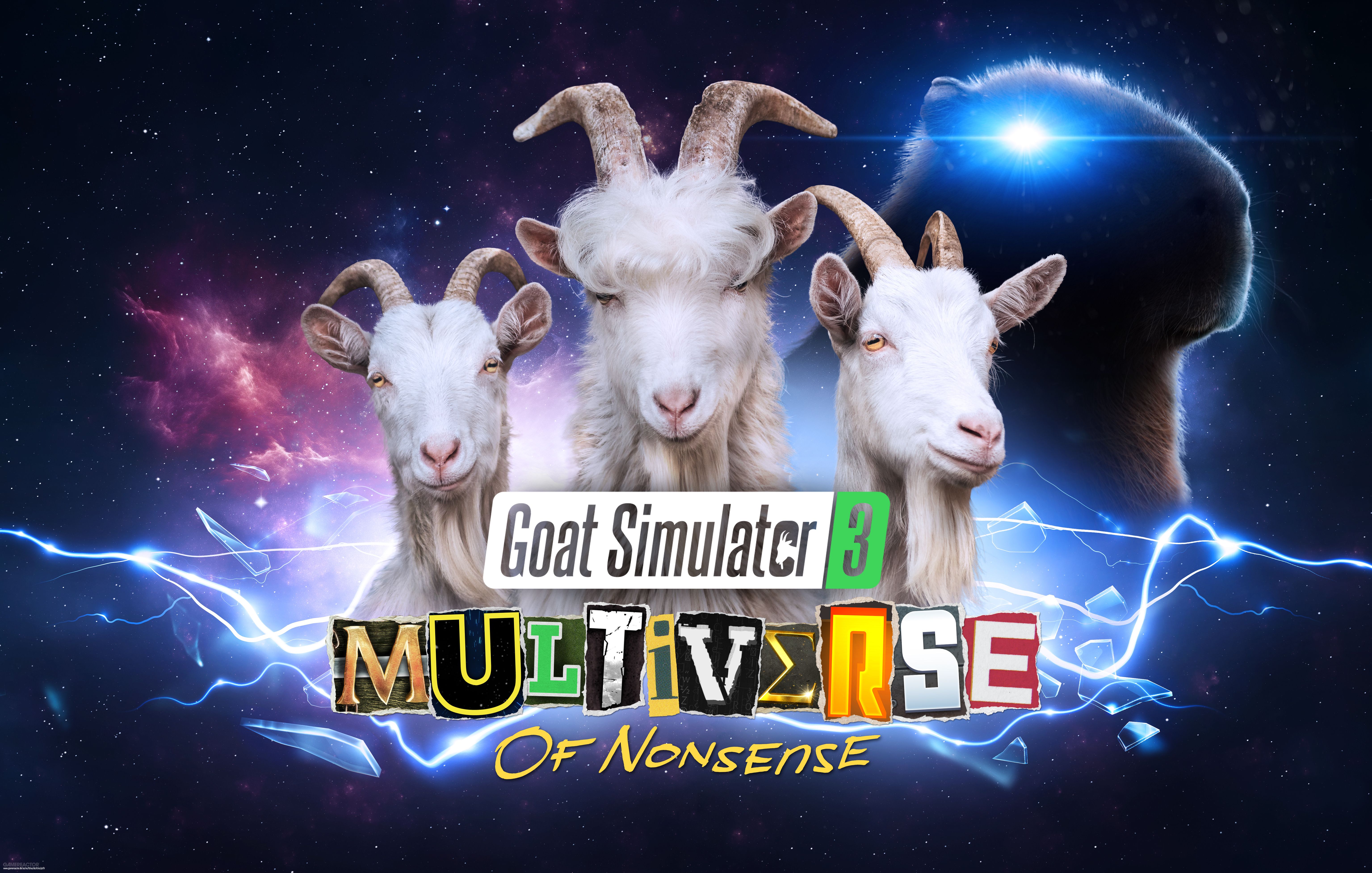 Goat Simulator 3 anuncia primeiro DLC, Multiverso do Nonsense
