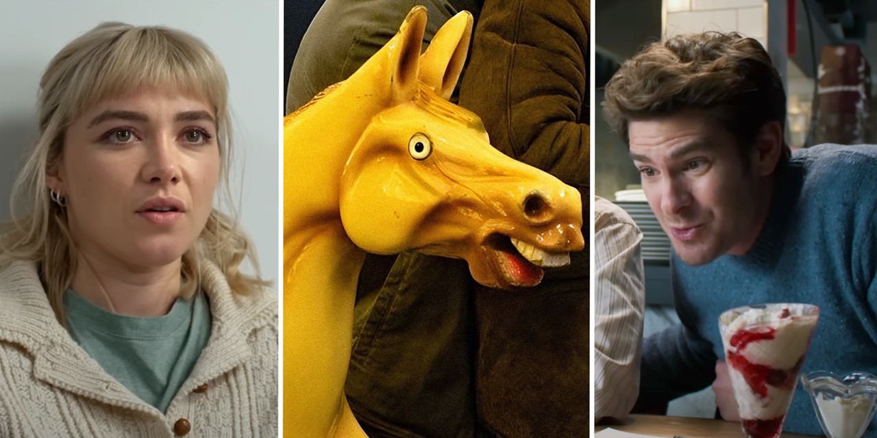 Florence Pugh e Andrew Garfield falam sobre o cavalo - We Live in Time ...