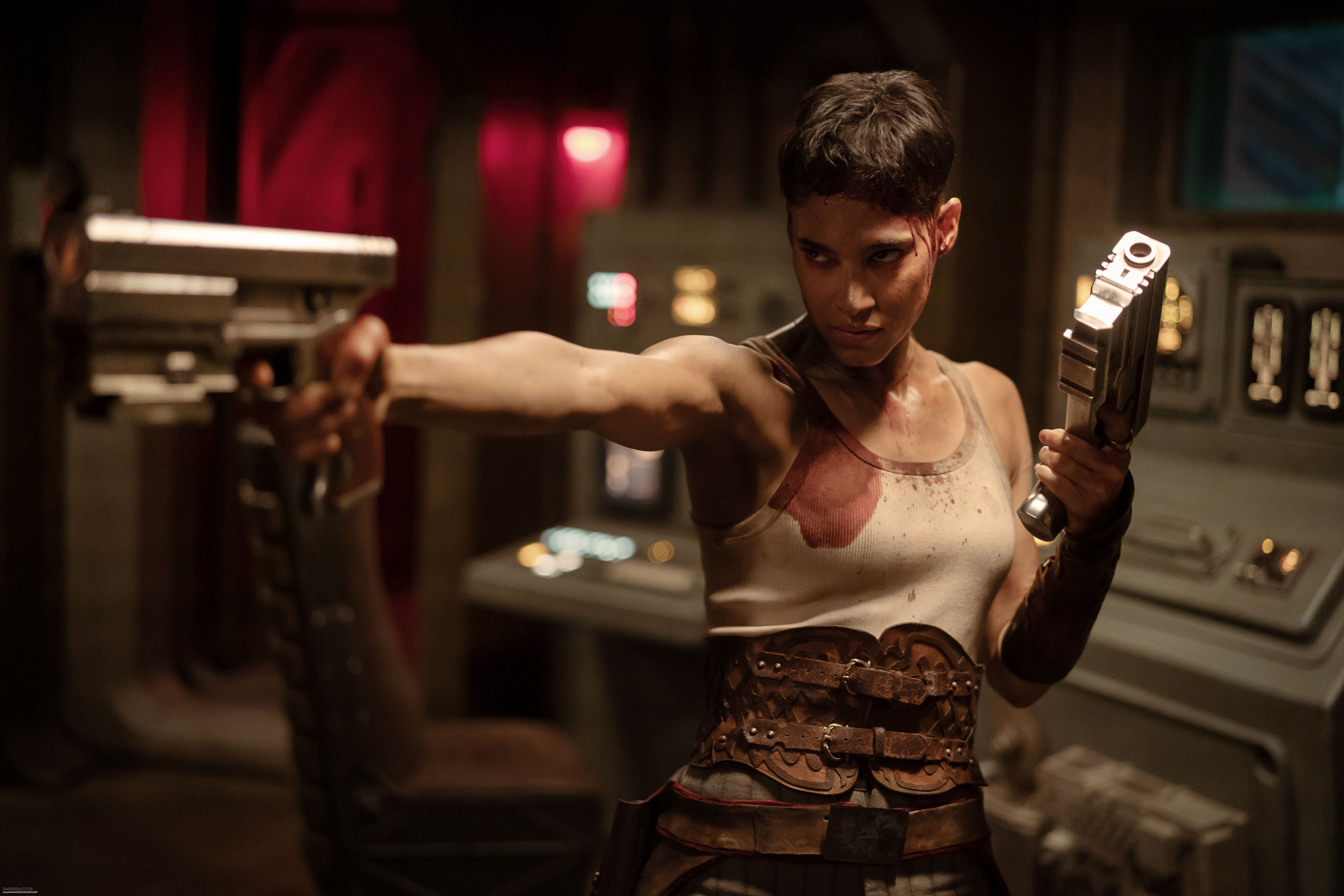 Sentamos com Sofia Boutella à frente de Rebel Moon - Part Two: The ...