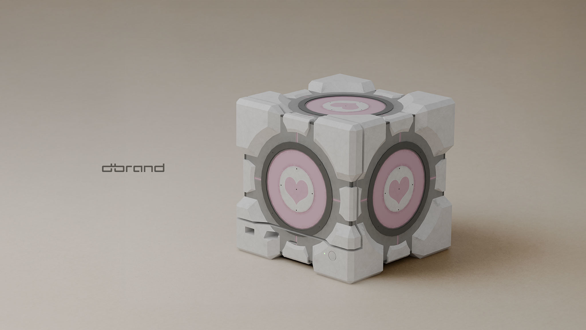 A dbrand já está trabalhando em uma versão Companion Cube da Steam ...