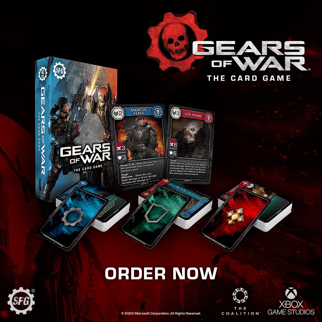 Gears of War: The Card Game já foi lançado - - Gamereactor