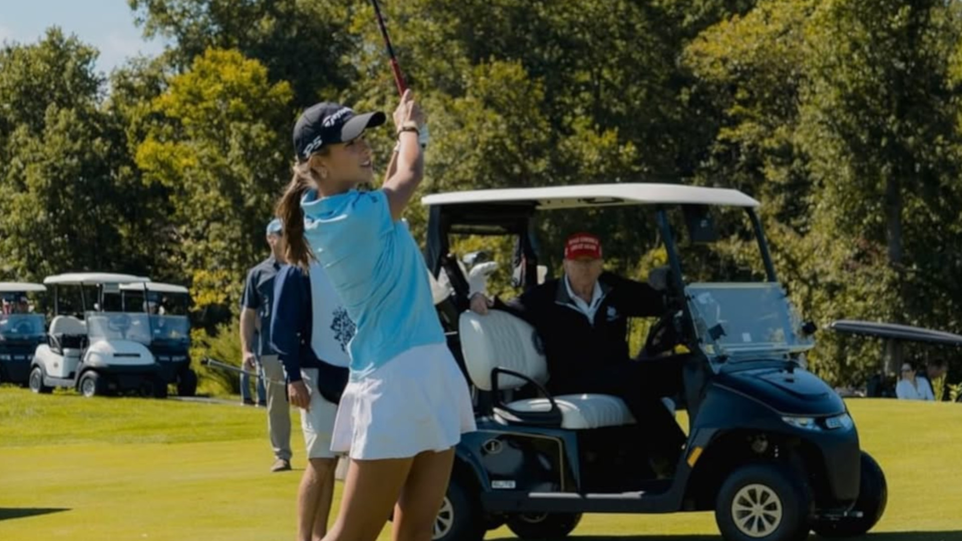 Kai Trump, neta de Donald Trump, faz estreia profissional no LPGA: "Ame ...