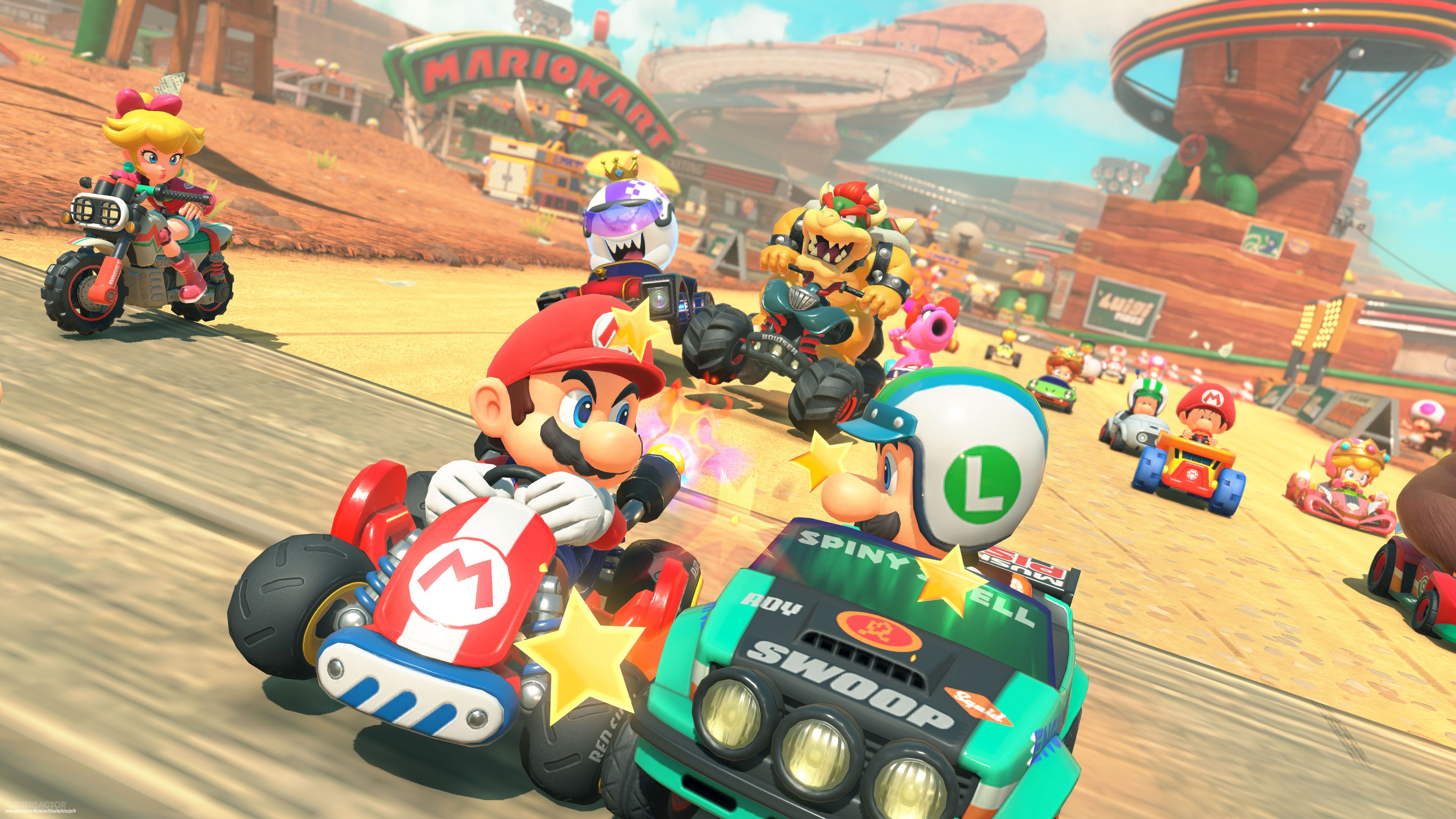 Aqui estão 12 pontos de Mario Kart World Pergunte ao desenvolvedor