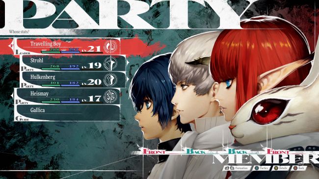 Os menus de Metaphor: ReFantazio são lindos, mas têm um custo