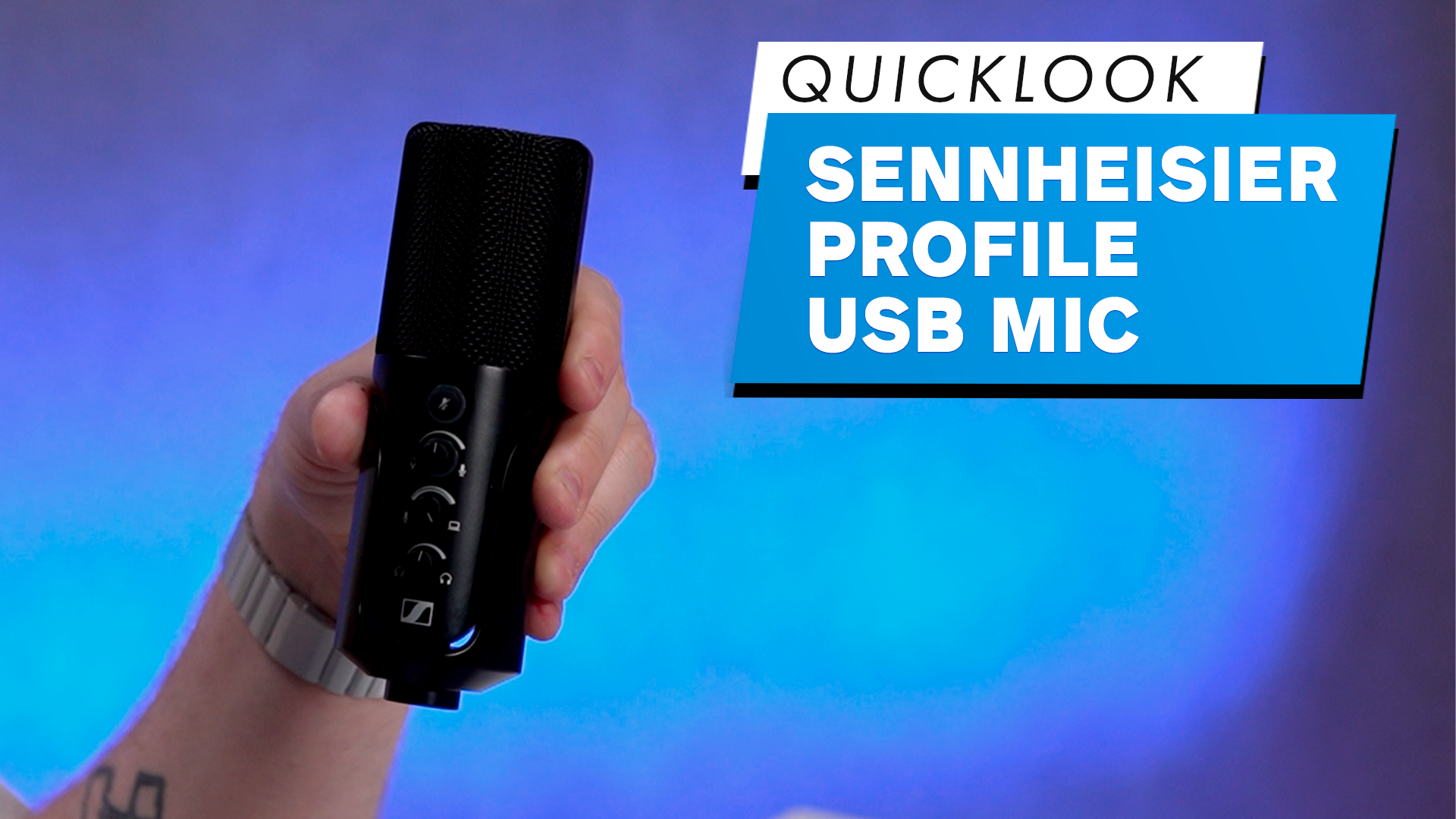 O microfone USB Profile da Sennheiser tem como objetivo ser acessível e ...