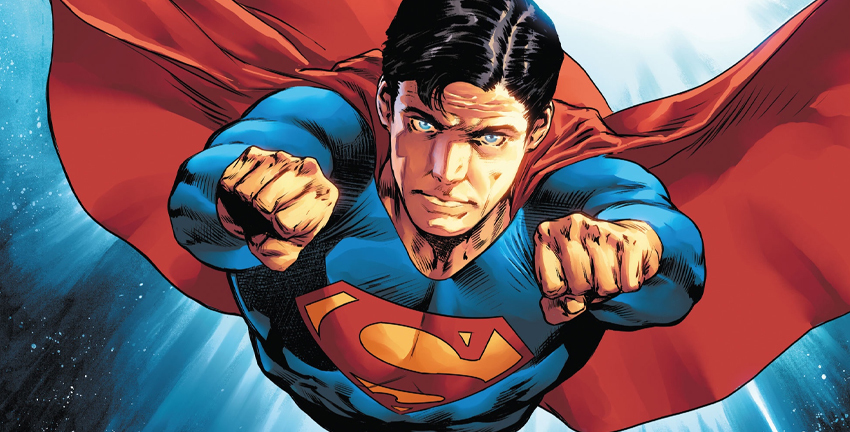 É assim que parece quando o novo Superman decola