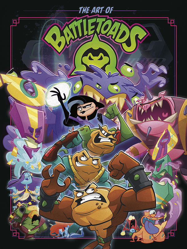 A Arte dos Battletoads foi lançada agora